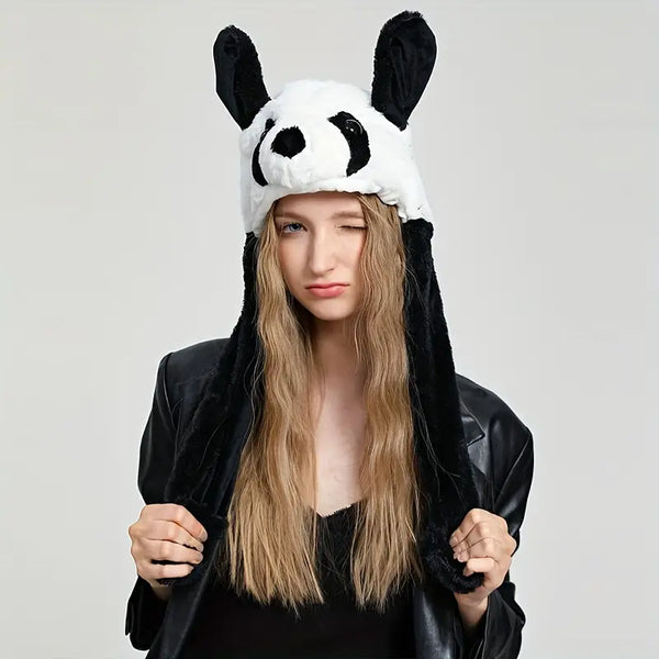 Bonnet Panda Oreille Qui Bouge - Cache Oreille